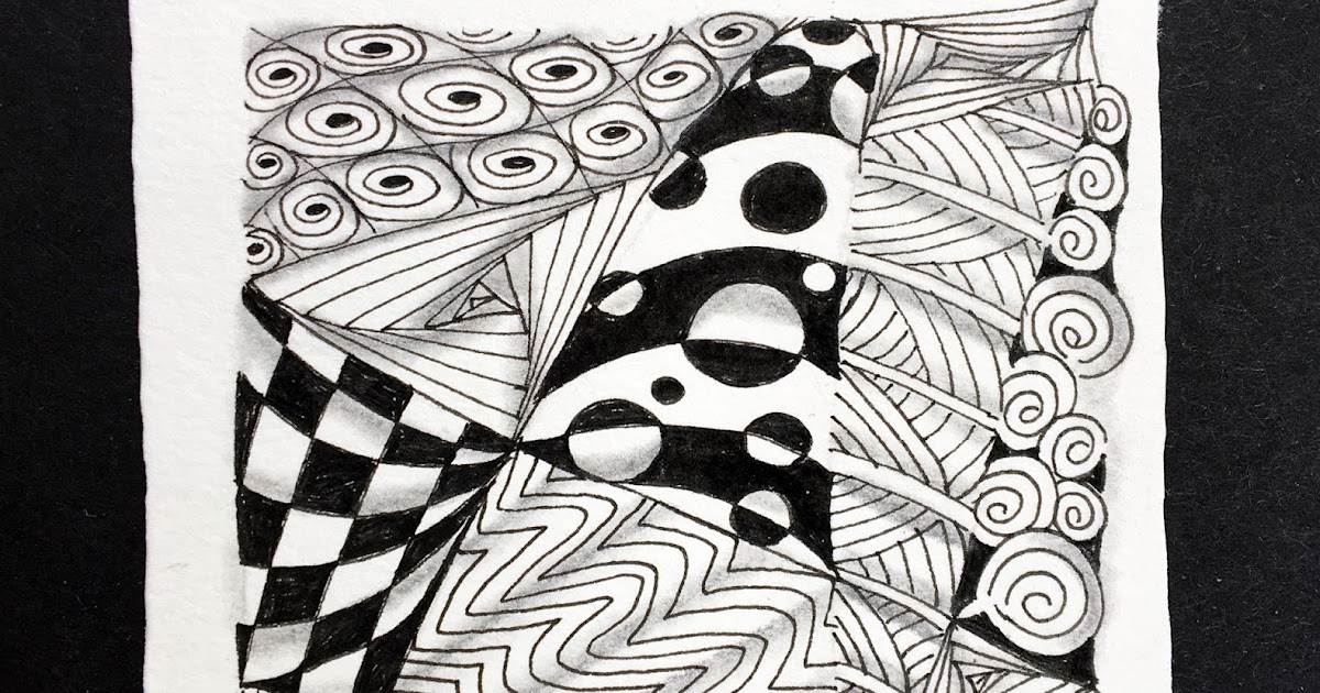 Tangled Ink Art : Challenge #104/Tangle Patterns String #3