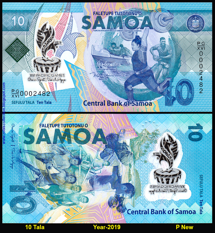 POLYMER BANKNOTE COLLECTION: SAMOA