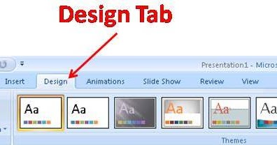 Design Tab in MS PowerPoint 2007 in Hindi and English | जाने एम एस ...