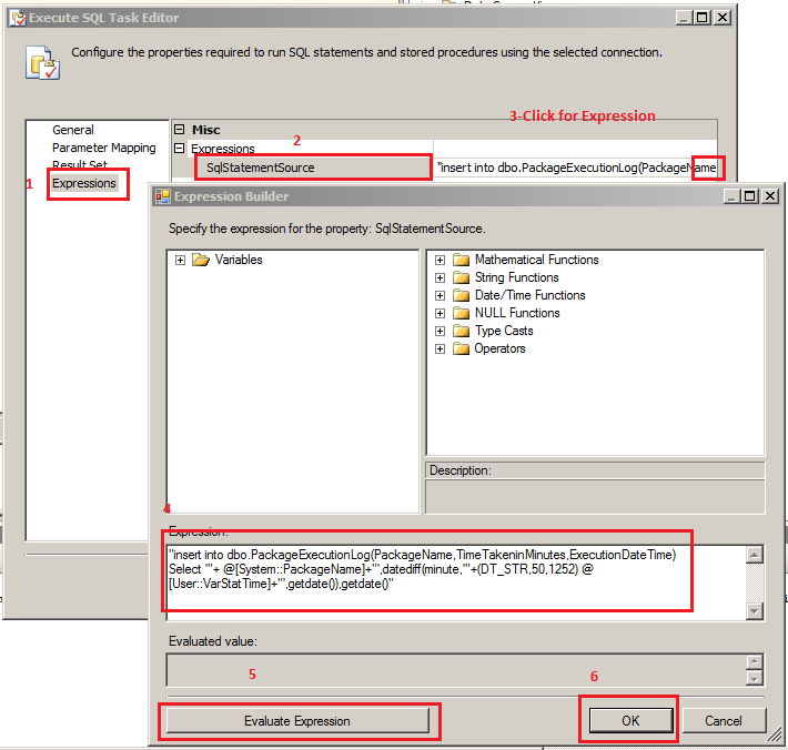 Welcome To TechBrothersIT: SSIS - Log Package Execution Time To Audit Table