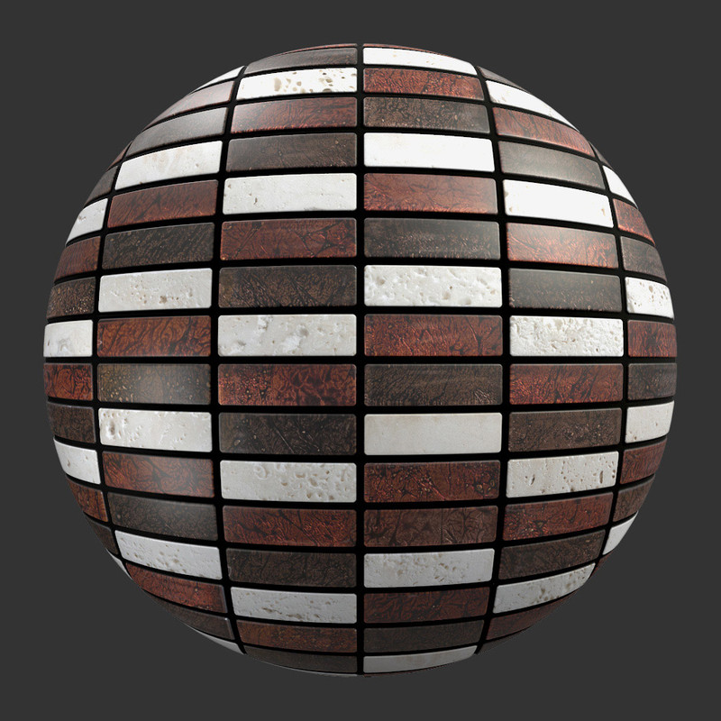 Tile 4K Material- Texture 3dsMax Free Download