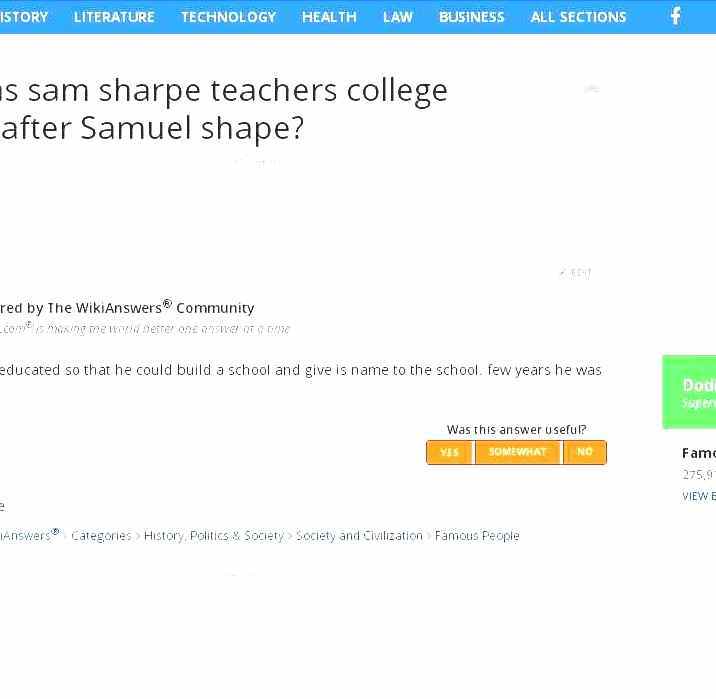 Samuel Sharpe - Sam Sharpe Teachers College