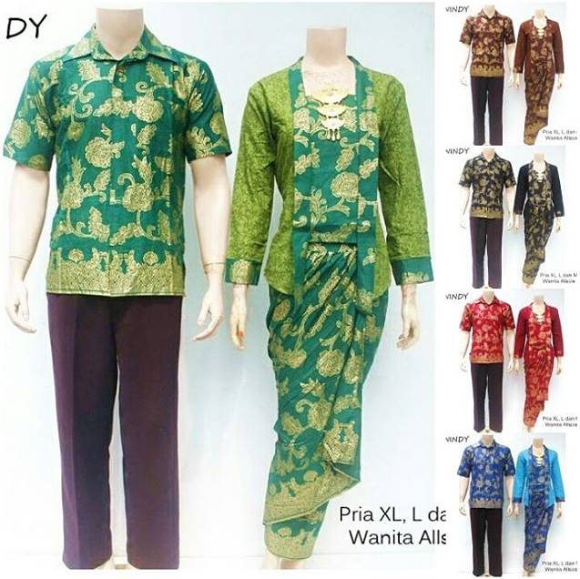 10 Model Baju Batik Sarimbit Pasangan Modis Menarik 2020