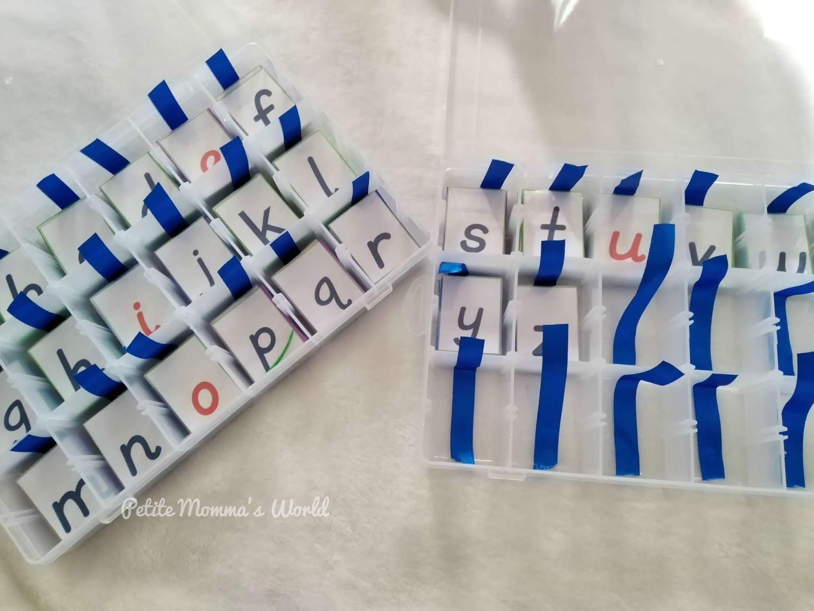 DIY Montessori-Inspired Movable Alphabet