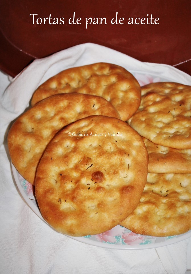 Gotas de Azúcar y Vainilla: Tortas de pan de aceite