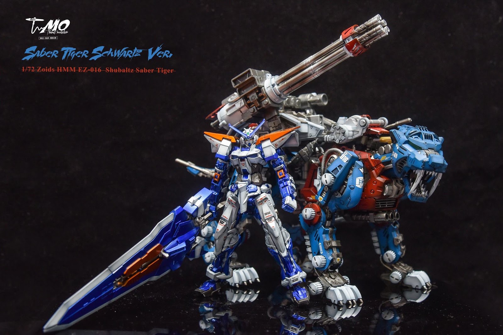 GUNDAM GUY: MG 1/100 Gundam Astray Blue Frame 2nd Revise + 1/72 Zoids ...