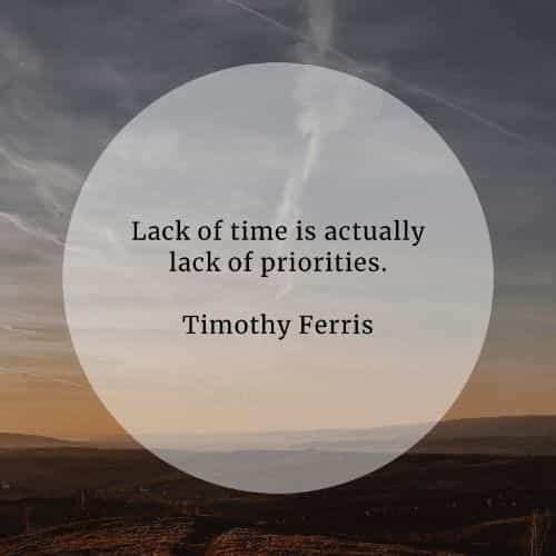 50 Priority quotes that will help you sort things out