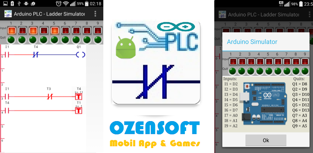 Arduino PLC - Ladder Simulator Pro