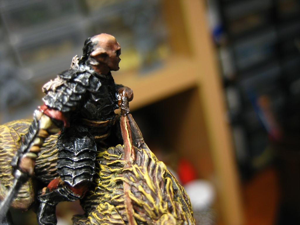 Biblicrafts: GW, Lord Of The Rings "Gothmog On Warg" 28mm Finished & WIP