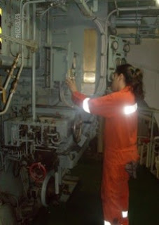 How is to work on a Crude oil tanker ship as a female engine cadet?