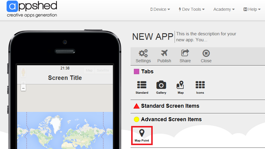 Miss Squires' Blog: AppShed Tutorial - Map