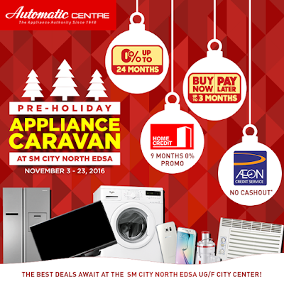 Manila Shopper: Automatic Centre Pre-Holiday Appliance Caravan