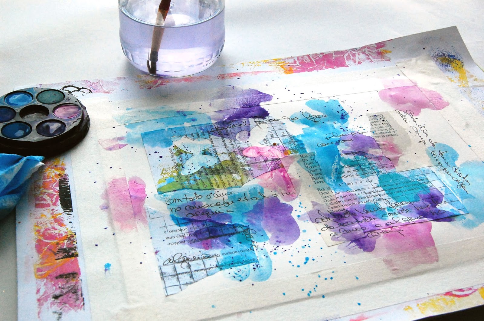 heART makes: How i do my backgrounds! An easy DIY for you!