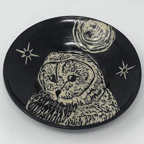 My Owl Barn: Beautiful Sgraffito Pottery Pieces by Adena Griffith