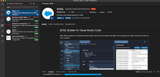 SOQL Query Builder in VS Code, the fastest way to write SOQL statements ... SOQL Query Builder in VS Code, the fastest way to write SOQL statements ...