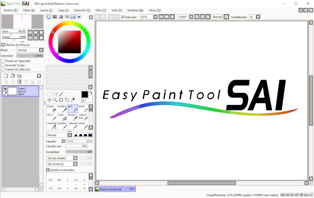 Easy Paint Tool SAI 1.2.2 | Animanga ART