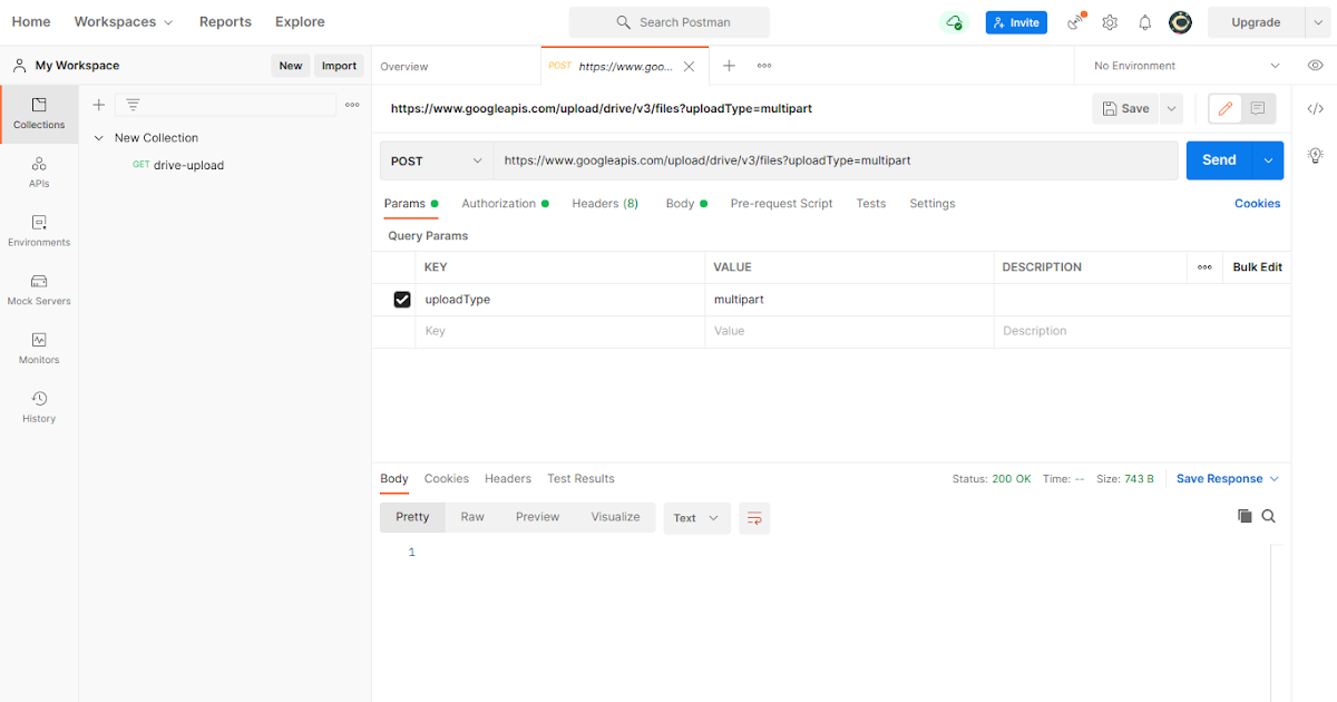 LinuXamination: Upload Files on Google Drive using Postman