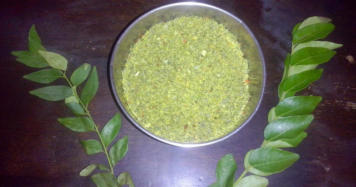 Purani's Kitchen: Podi Varieties