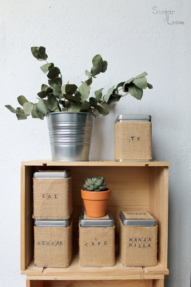 DIY Decor: Recycled Tin Boxes - SUGAR LANE