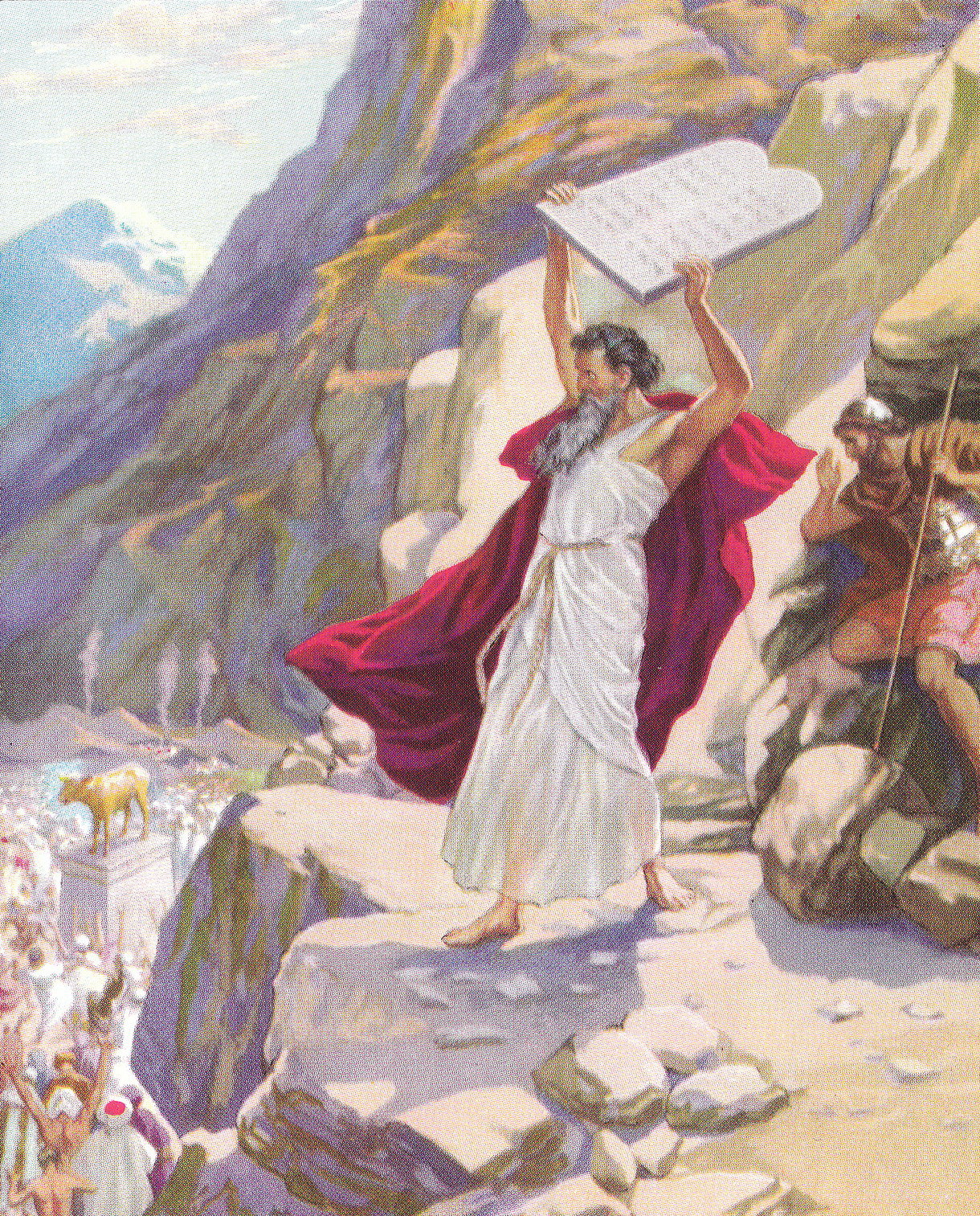 46. Moise zdrobește tablele Legii ~ Dicţionar biblic