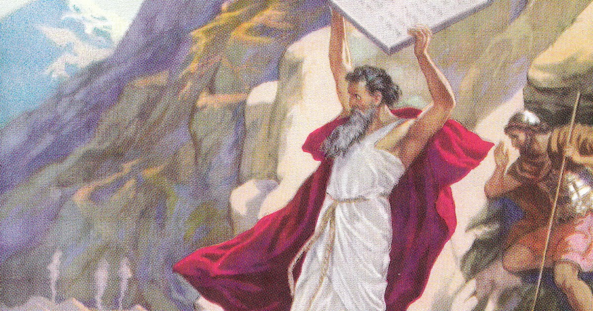 46. Moise zdrobește tablele Legii ~ Dicţionar biblic