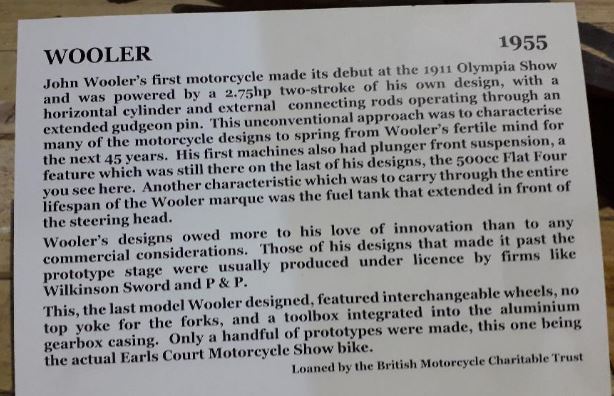 Just A Car Guy: have you heard of the motorbikes Wooler made? (Thanks ...