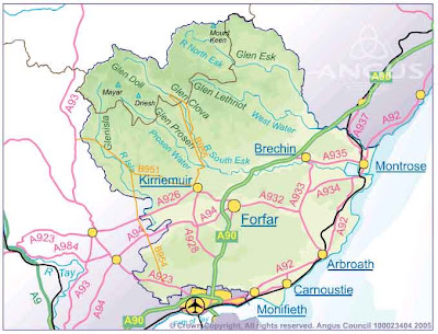 Map of Angus City Area