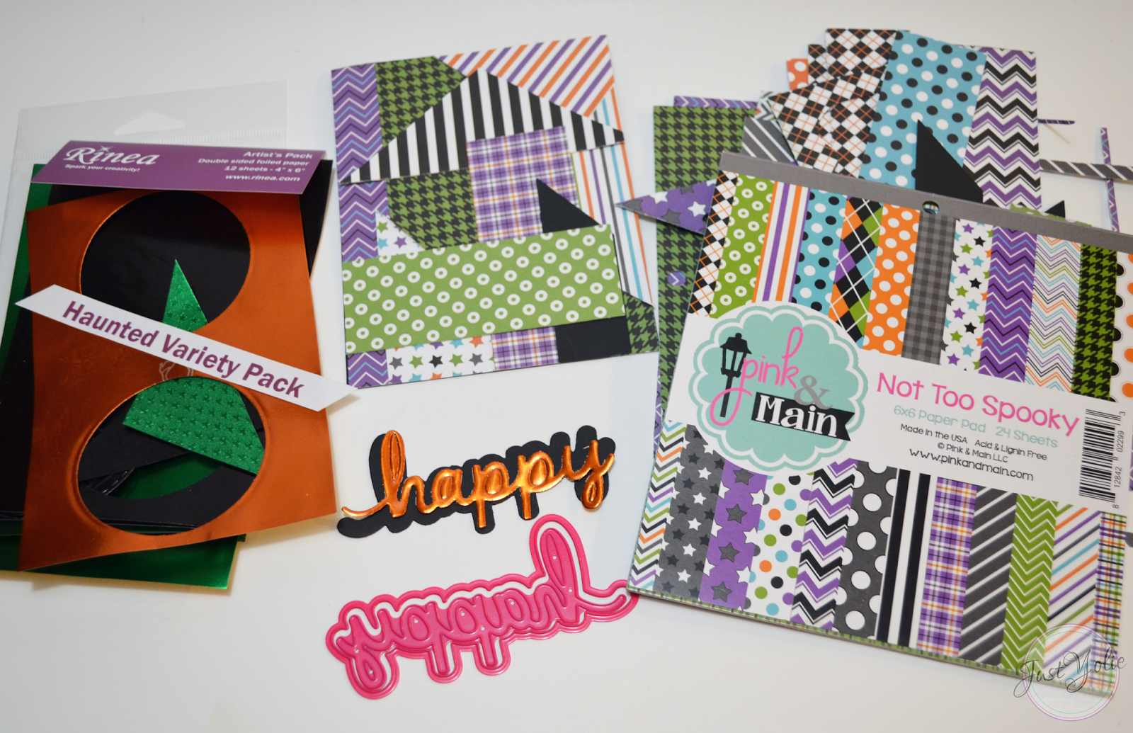 Day 4 – Patchwork Halloween Card – Pink and Main Blog