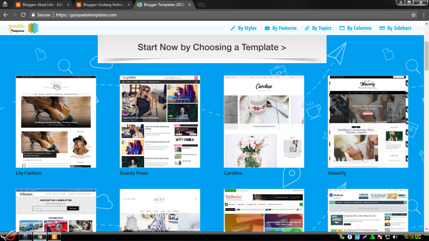 Cara Mengganti Tema Blogger