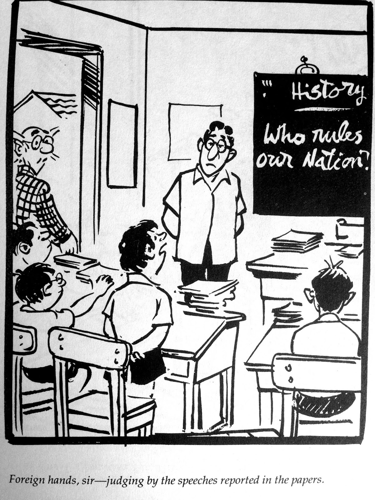 R.K. Laxman's Cartoons: School & College Syllabus & Studies