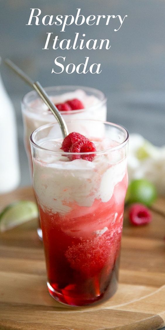 Raspberry Italian Soda - My Best Recipe