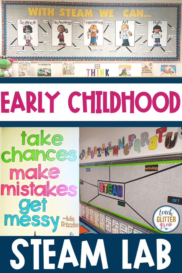 Science Lab Set Up - Teach Glitter Grow