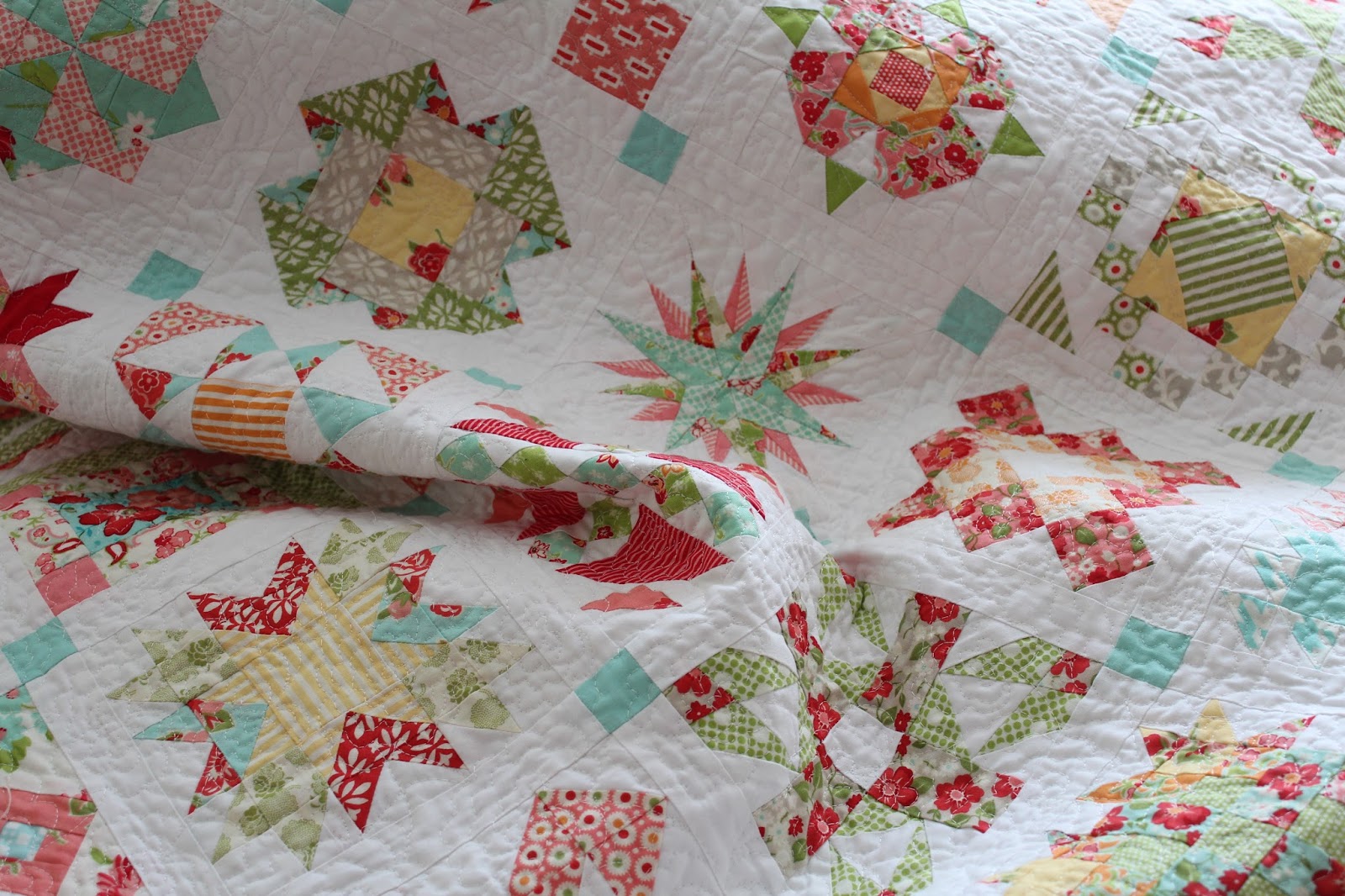 Chatelaine- Free BOW Sampler Quilt Photo Gallery - Threadbare Creations