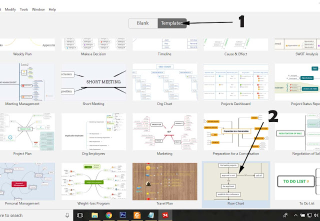 Cara buat Flowchart dengan XMind - NGOPI