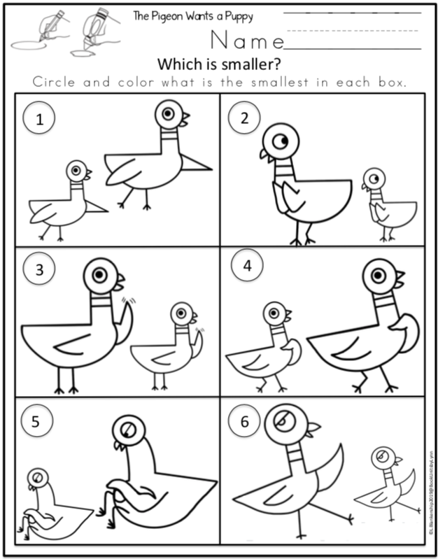 THE PIGEON WANTS A PUPPY BOOK UNIT ~ Book Units by Lynn