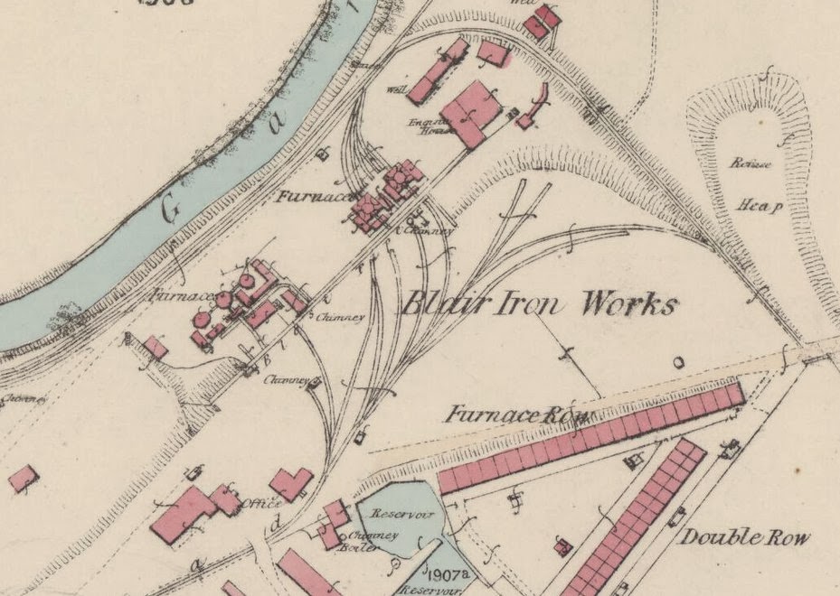 Last of the Westland Whigs: Scottish Iron Works 25 inch scale mapped 1858