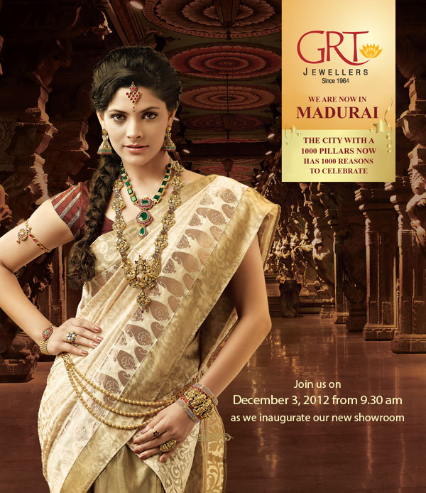 Indian Jewellery and Clothing: Model presenting heavy bridal temple ...