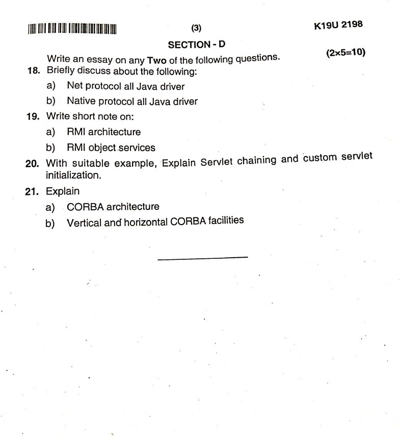 Kannur University B.C.A Core Course 5B 15BCA : ENTERPRISE JAVA ...