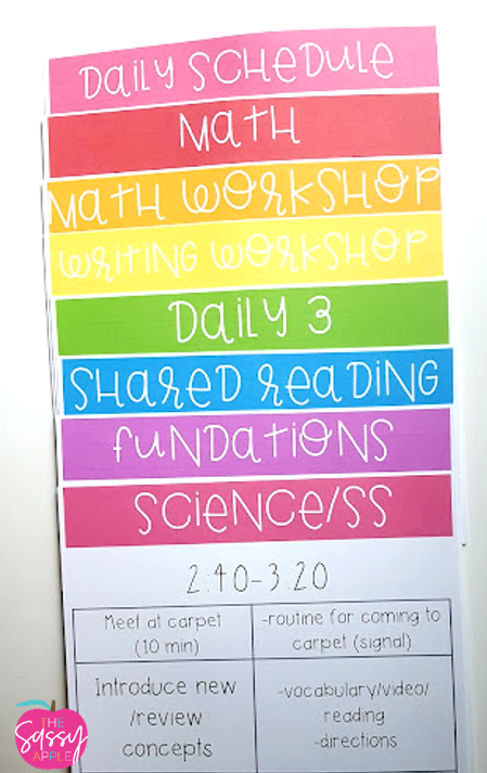 Lesson Planning by the Day, Week, Month and Year - The Sassy Apple