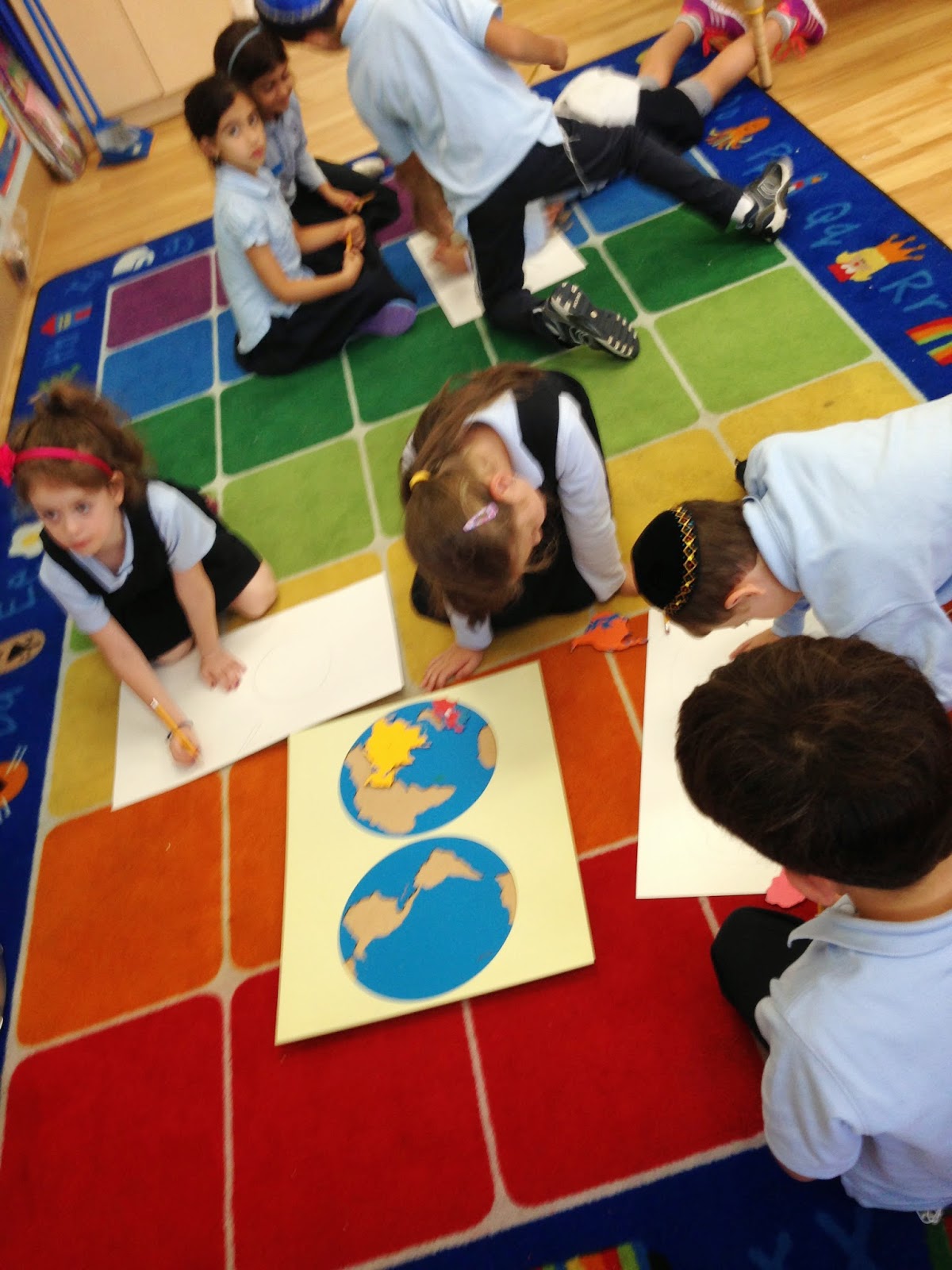 Sunny Days in Second Grade: Making Our Own Continent Maps