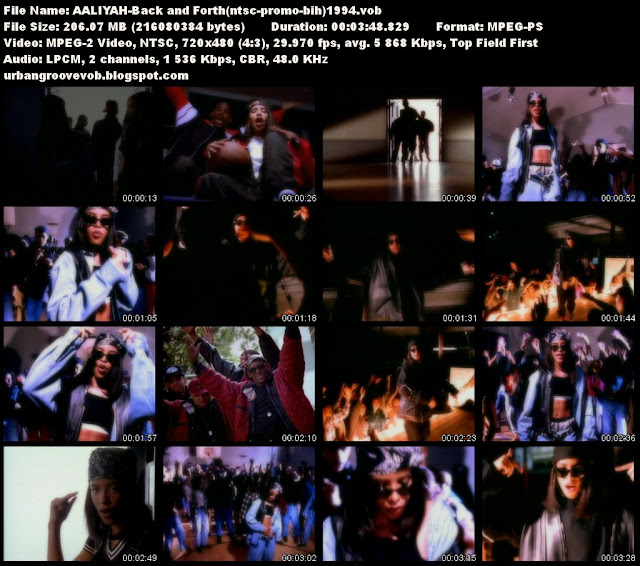Urban Groove Vob Collection: Aaliyah - Back & Forth (1994)