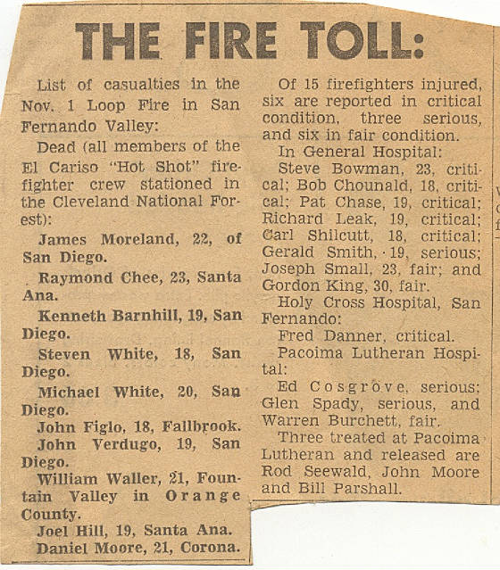 EL CARISO HOTSHOTS: CLICK HERE TO SEE SOME ECHS HISTORY