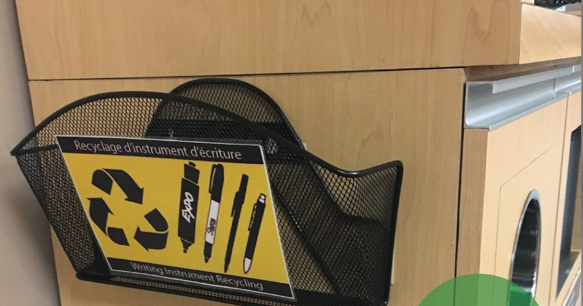 Pen Recycling Makes its Mark on Campus - The Sustainabilitree