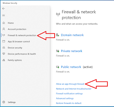 OpenEgg: Allow or deny access through Windows 10 firewall