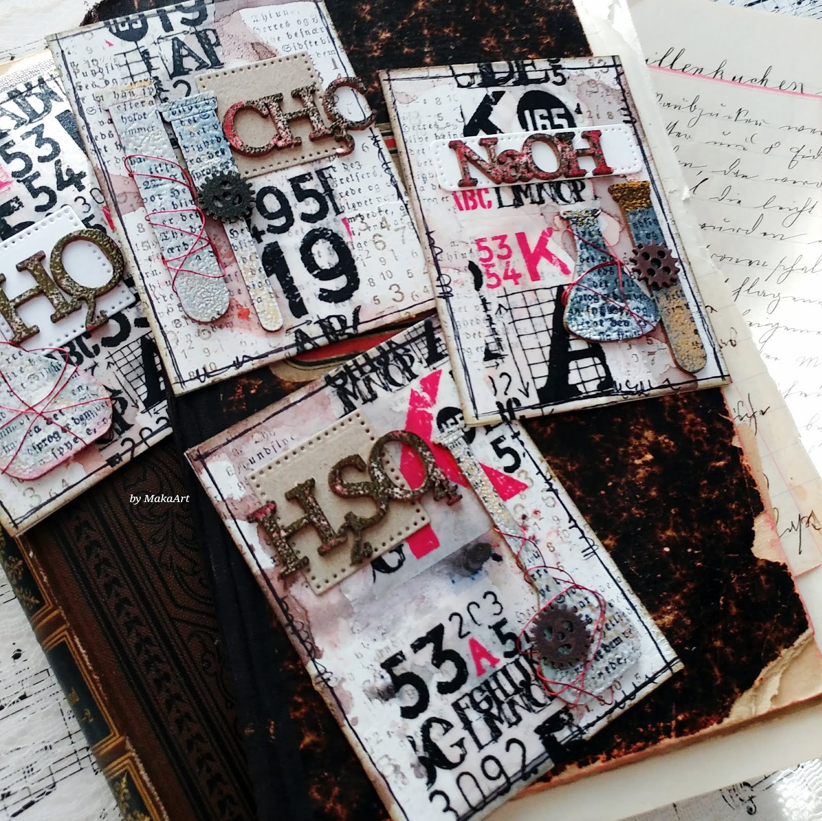 My journey through the mixed media world...: November ATC Theme ...