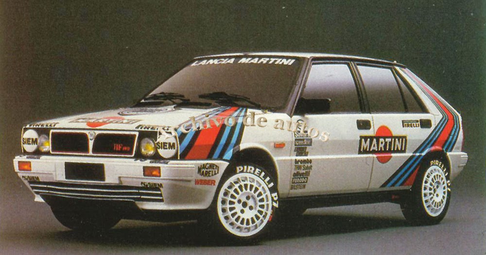 Archivo de autos: Lancia Delta HF 4WD de rally