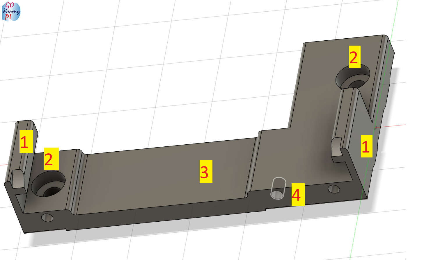 GoJimmyPi: CNC 3018 Limit Switch End Stop Mounts (3DPrinted)