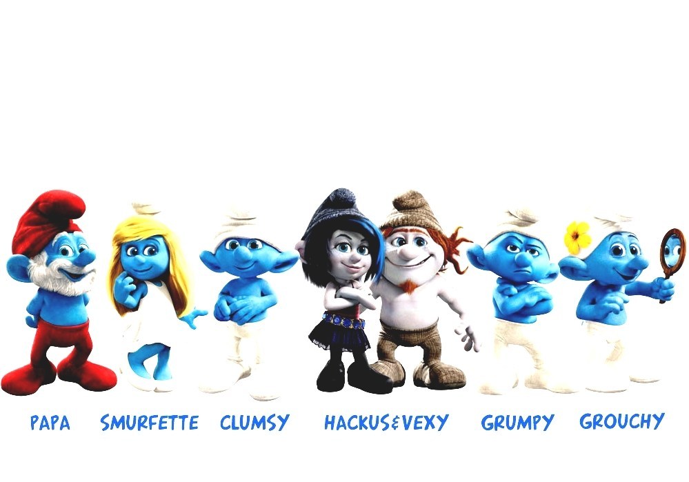 Smurfs Movie Smurfs Party Smurfs Cake Main Characters - vrogue.co