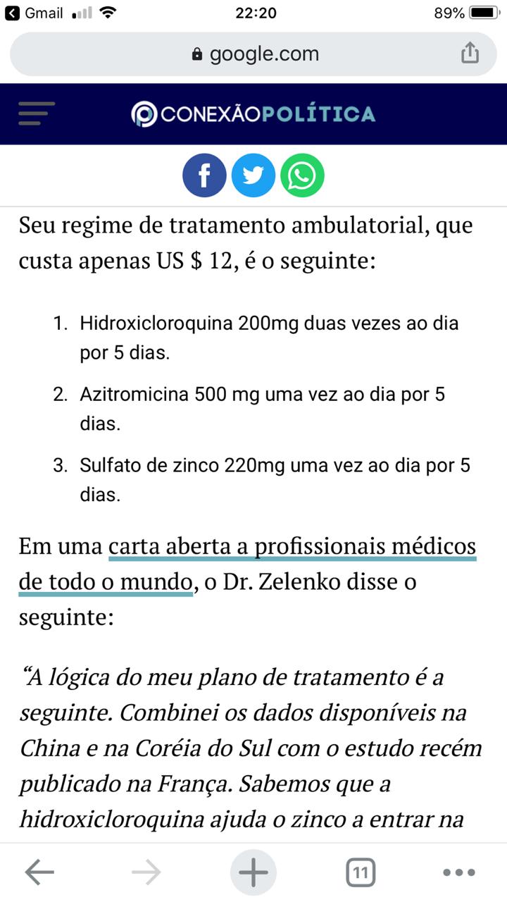 Protocolo Zelenko para Tratar Coronavírus - Covid19 - SERVE APENAS PARA ...
