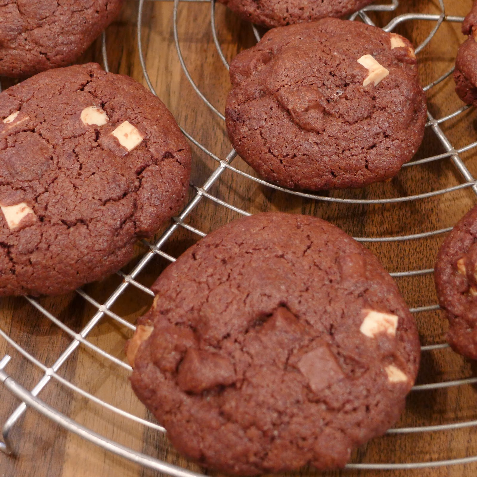 My Kitchen is Green: Gros cookies au chocolat